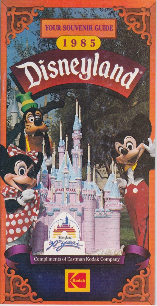 1980s – Disneyland Resort Guide Maps Collectors