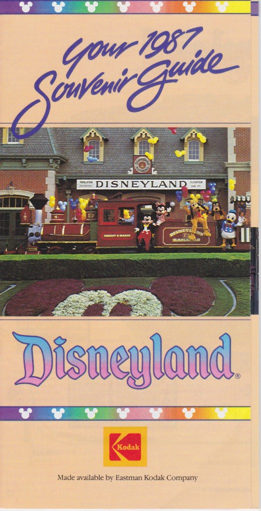 1980s – Disneyland Resort Guide Maps Collectors