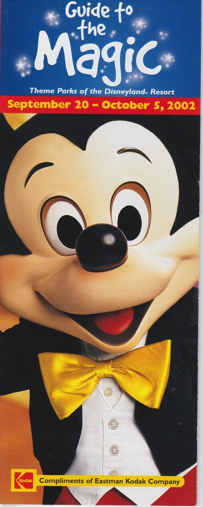 2002 – Disneyland Resort Guide Maps Collectors