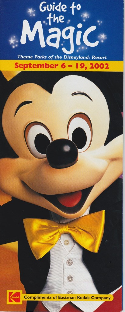 2002 – Disneyland Resort Guide Maps Collectors