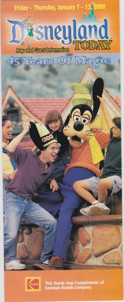 2000 – Disneyland Resort Guide Maps Collectors