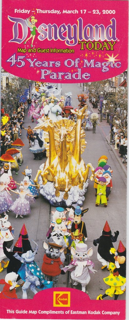 2000 – Disneyland Resort Guide Maps Collectors