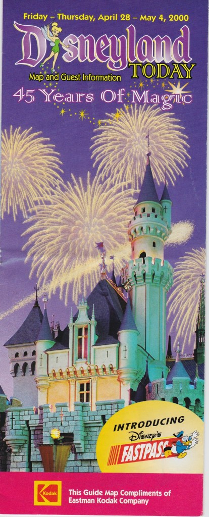 2000 – Disneyland Resort Guide Maps Collectors