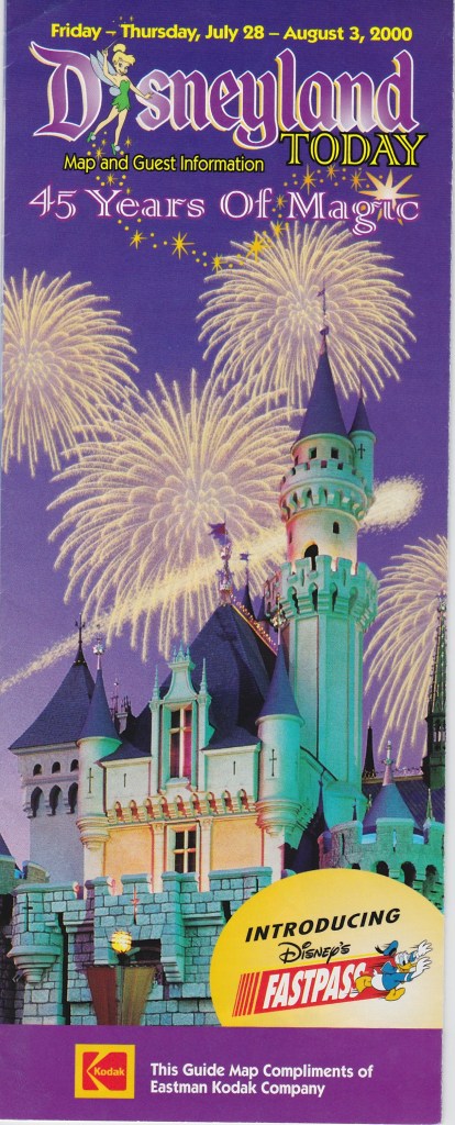 2000 – Disneyland Resort Guide Maps Collectors