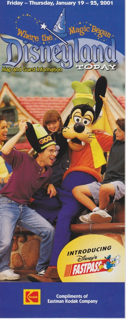 2001 – Disneyland Resort Guide Maps Collectors