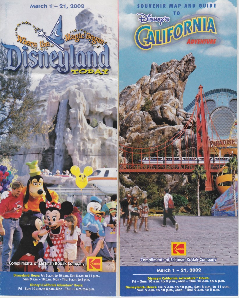 2002 – Disneyland Resort Guide Maps Collectors
