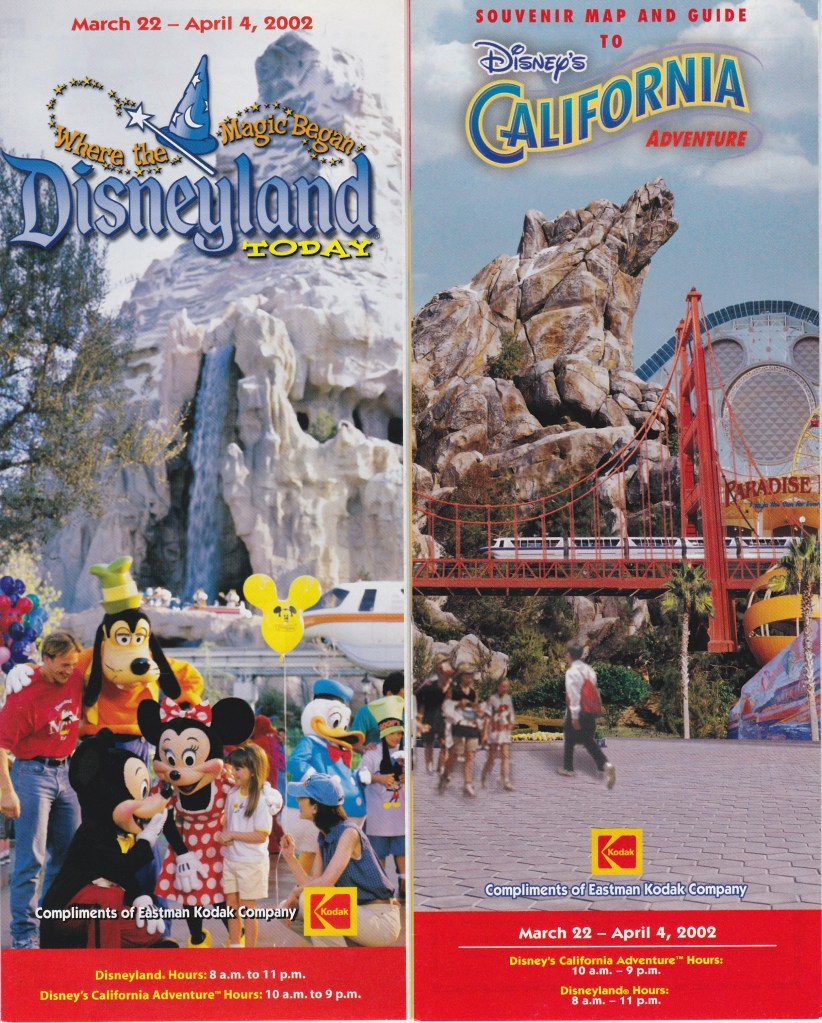 2002 – Disneyland Resort Guide Maps Collectors