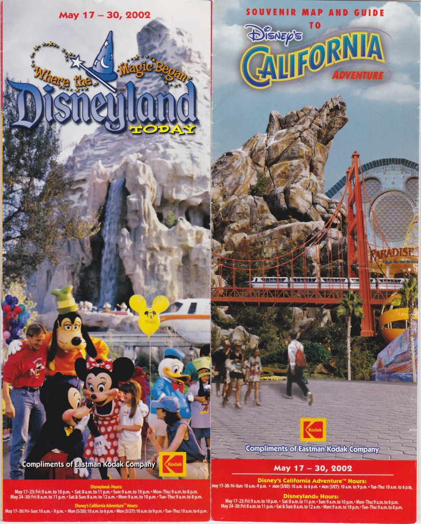 2002 – Disneyland Resort Guide Maps Collectors