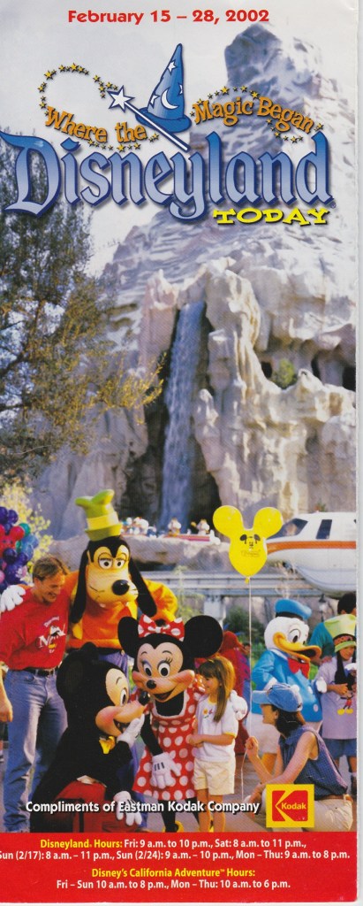 2002 – Disneyland Resort Guide Maps Collectors