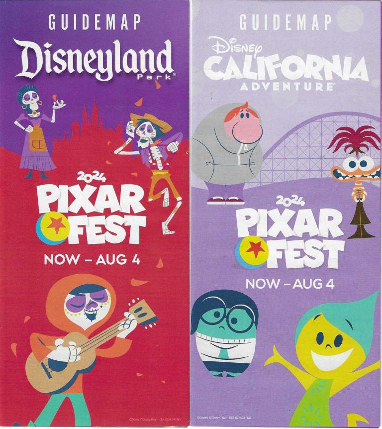2024 – Disneyland Resort Guide Maps Collectors
