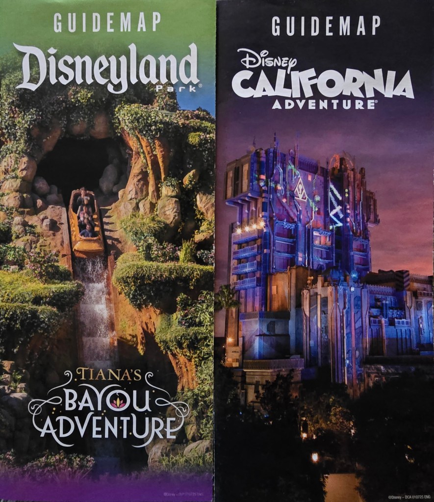 2025 – Disneyland Resort Guide Maps Collectors