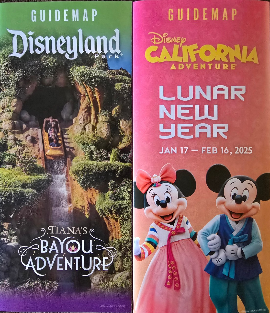 2025 – Disneyland Resort Guide Maps Collectors
