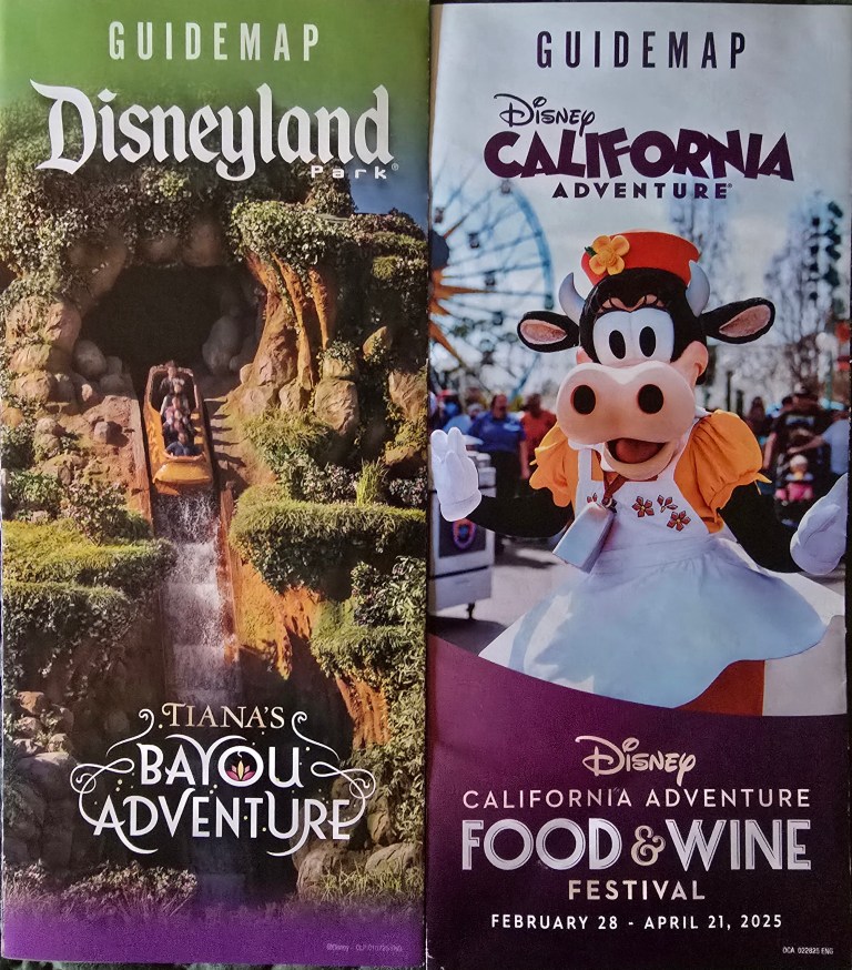 2025 – Disneyland Resort Guide Maps Collectors