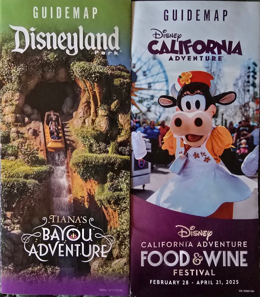 2025 – Disneyland Resort Guide Maps Collectors