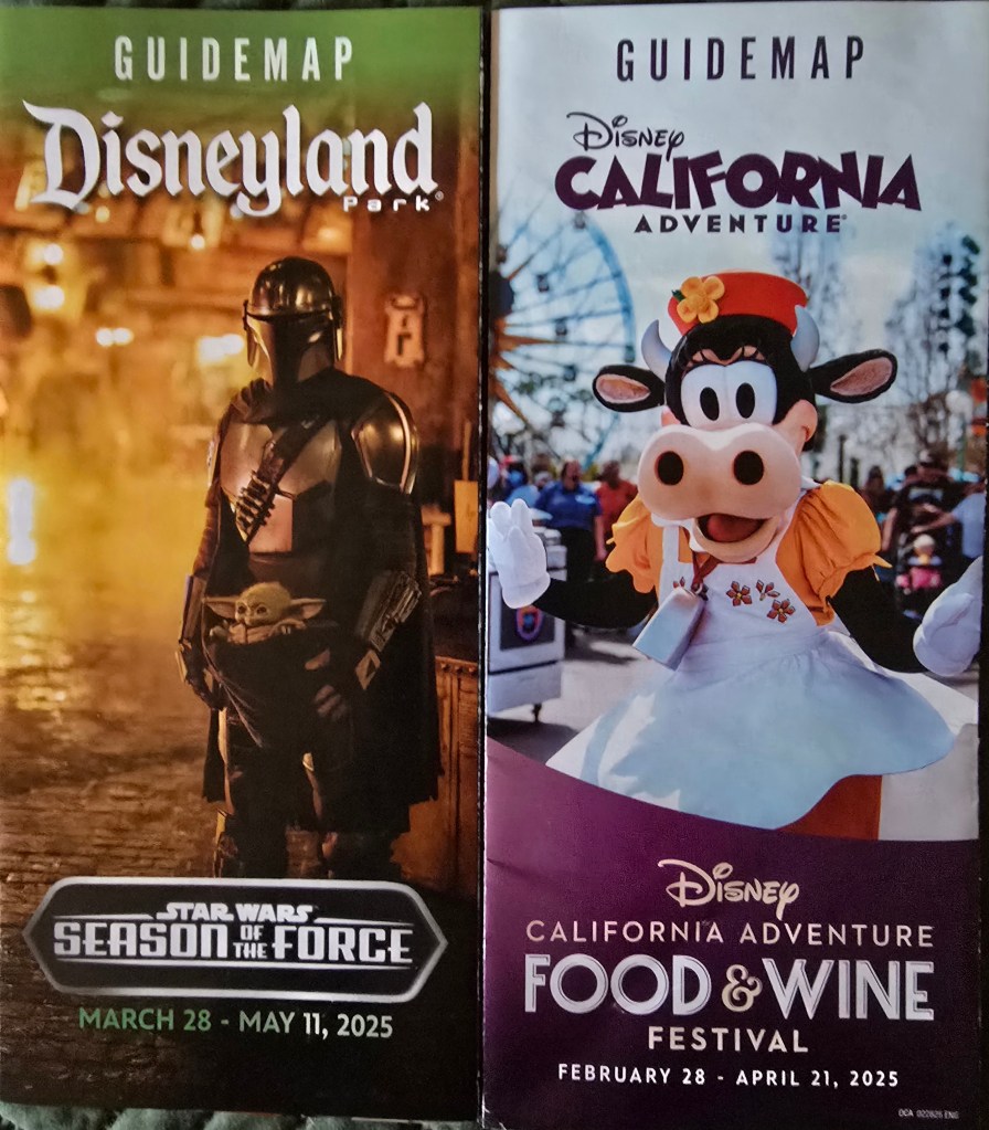 2025 – Disneyland Resort Guide Maps Collectors